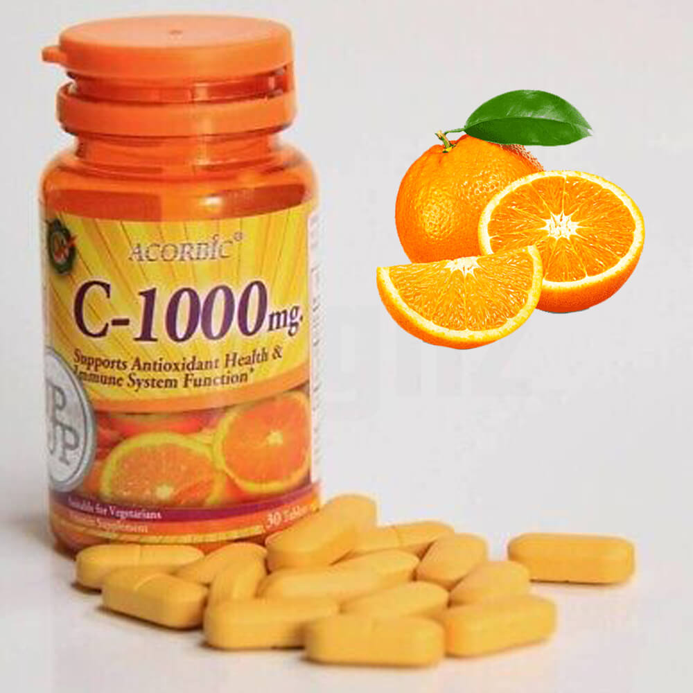 Vitamin C 1000mg Acorbic Acid - Acorbic - Gliz.lk