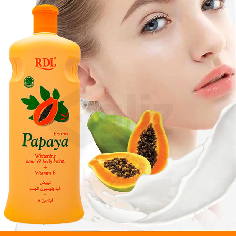 Whitening Lotion for Hands and Body Papaya Extract - RDL - Gliz.lk