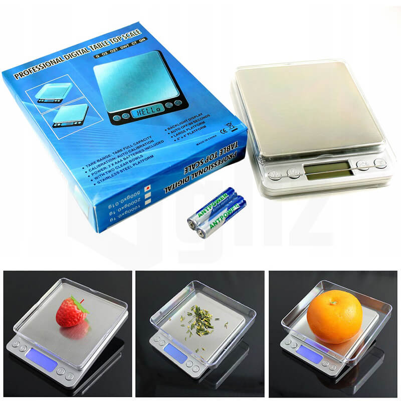 Digital Scale 3000/0.1g Portable Pocket Mini LCD Balance Weight Scale ...